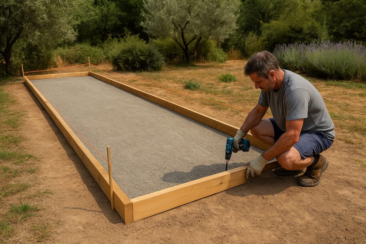 Faire un terrain de pétanque : guide complet (dimensions, autorisations ...